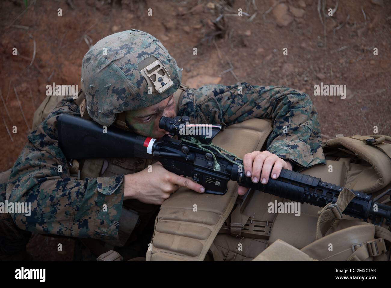 U.S. Marine Corps Pfc. Jhulian Jimenez, a motor vehicle operator with ...