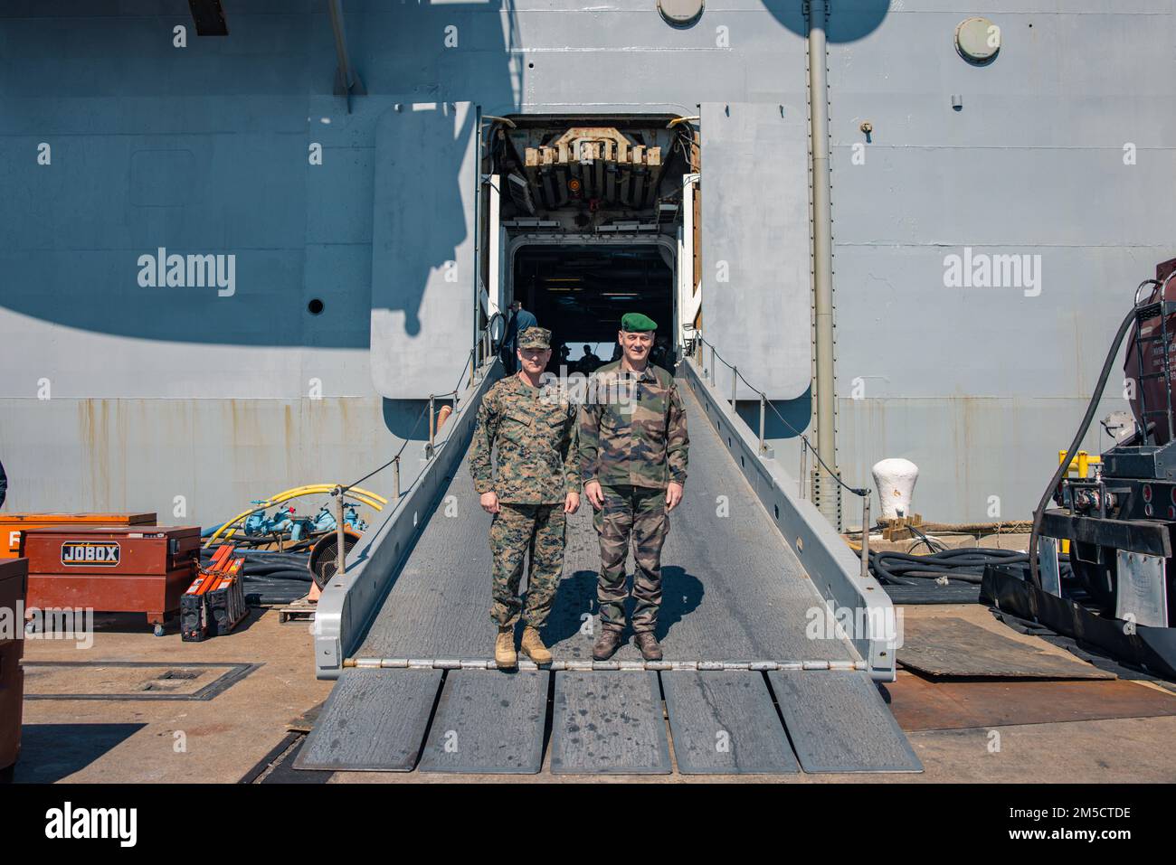 U.S. Marine Corps Maj. Gen. Frank Donovan, 2d Marine Division ...