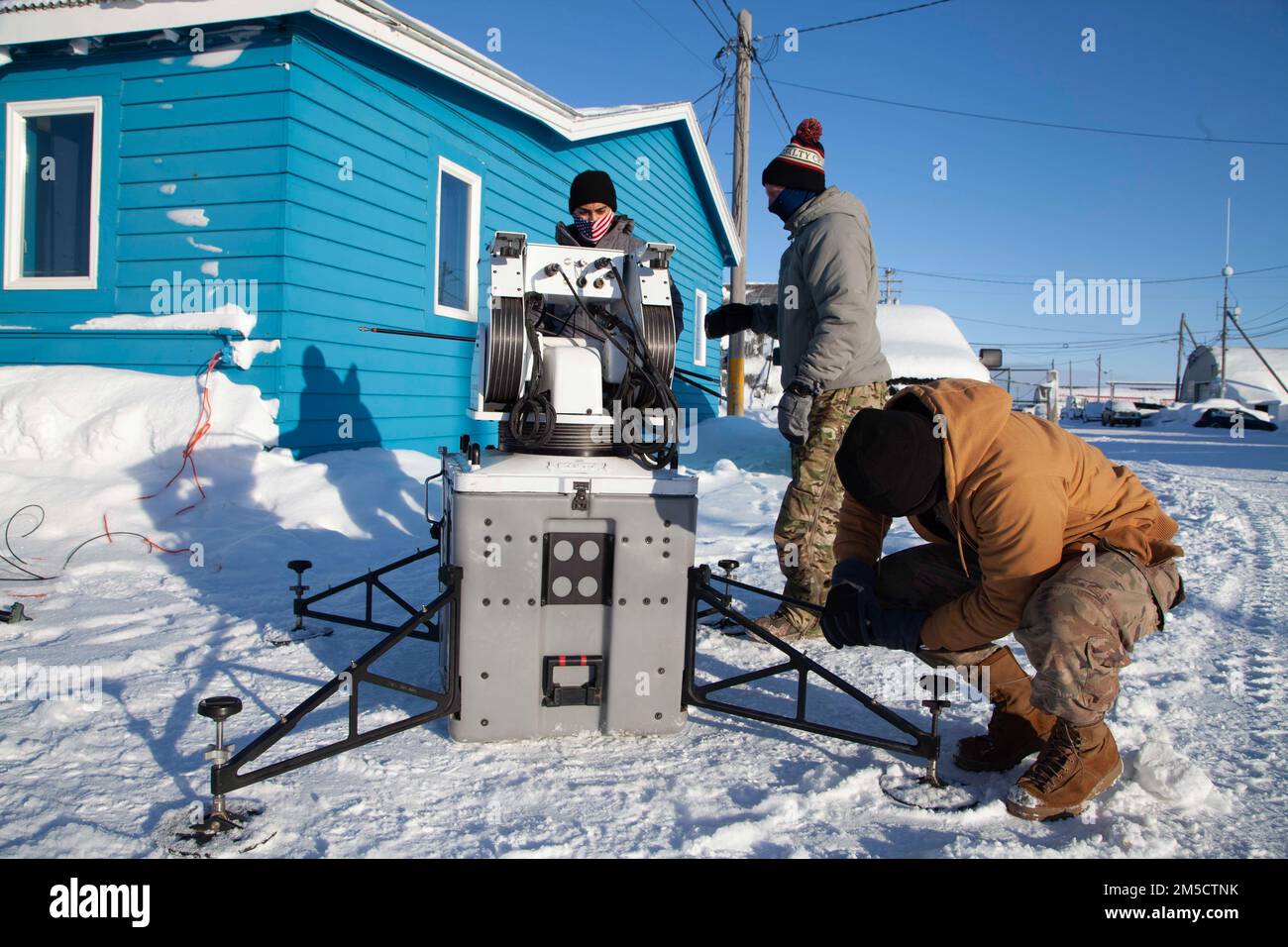 U.S. service members with 72nd Intelligence Surveillance Reconnaissance ...