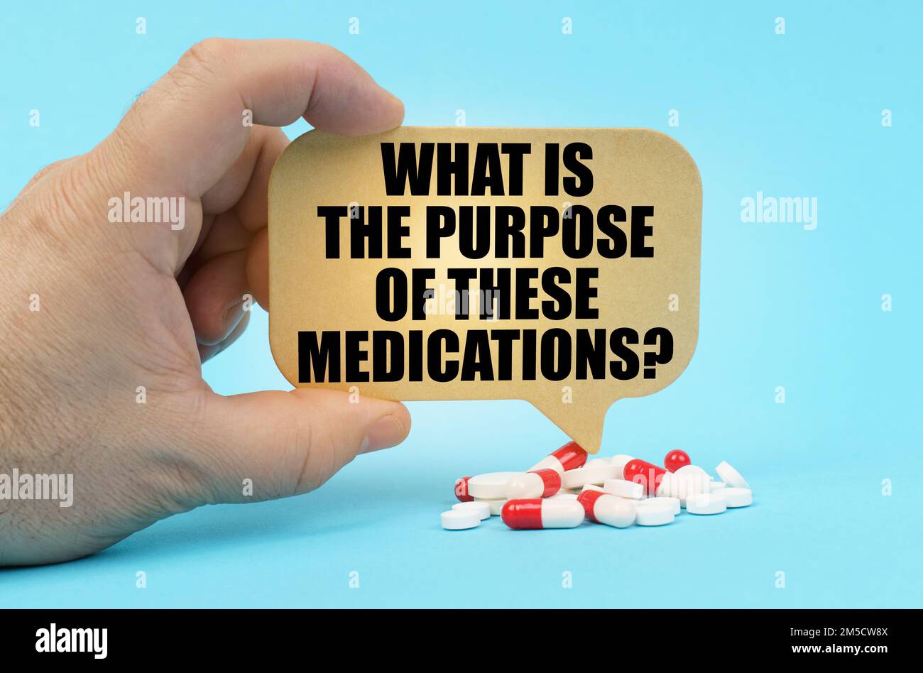 What is the purpose of these medications hi-res stock photography and ...