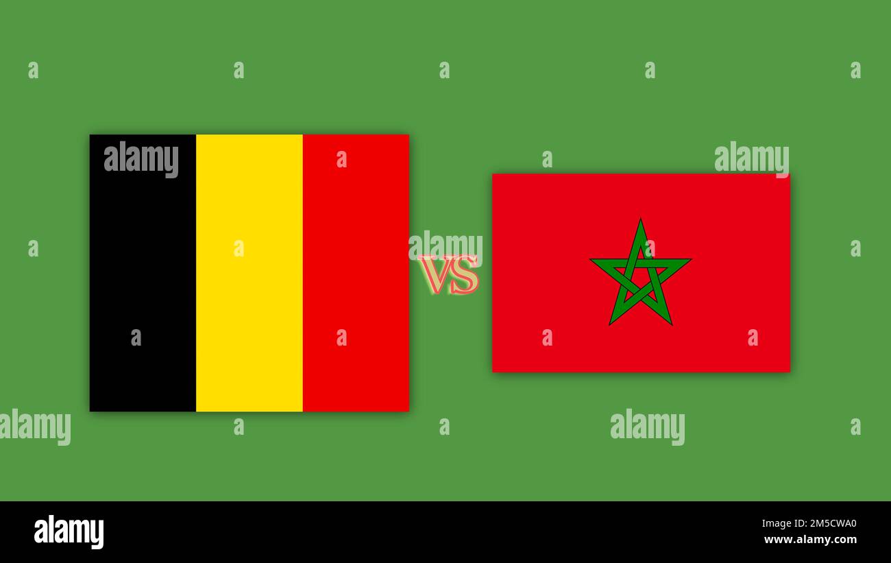 Morocco vs belgium hi-res stock photography and images - Alamy