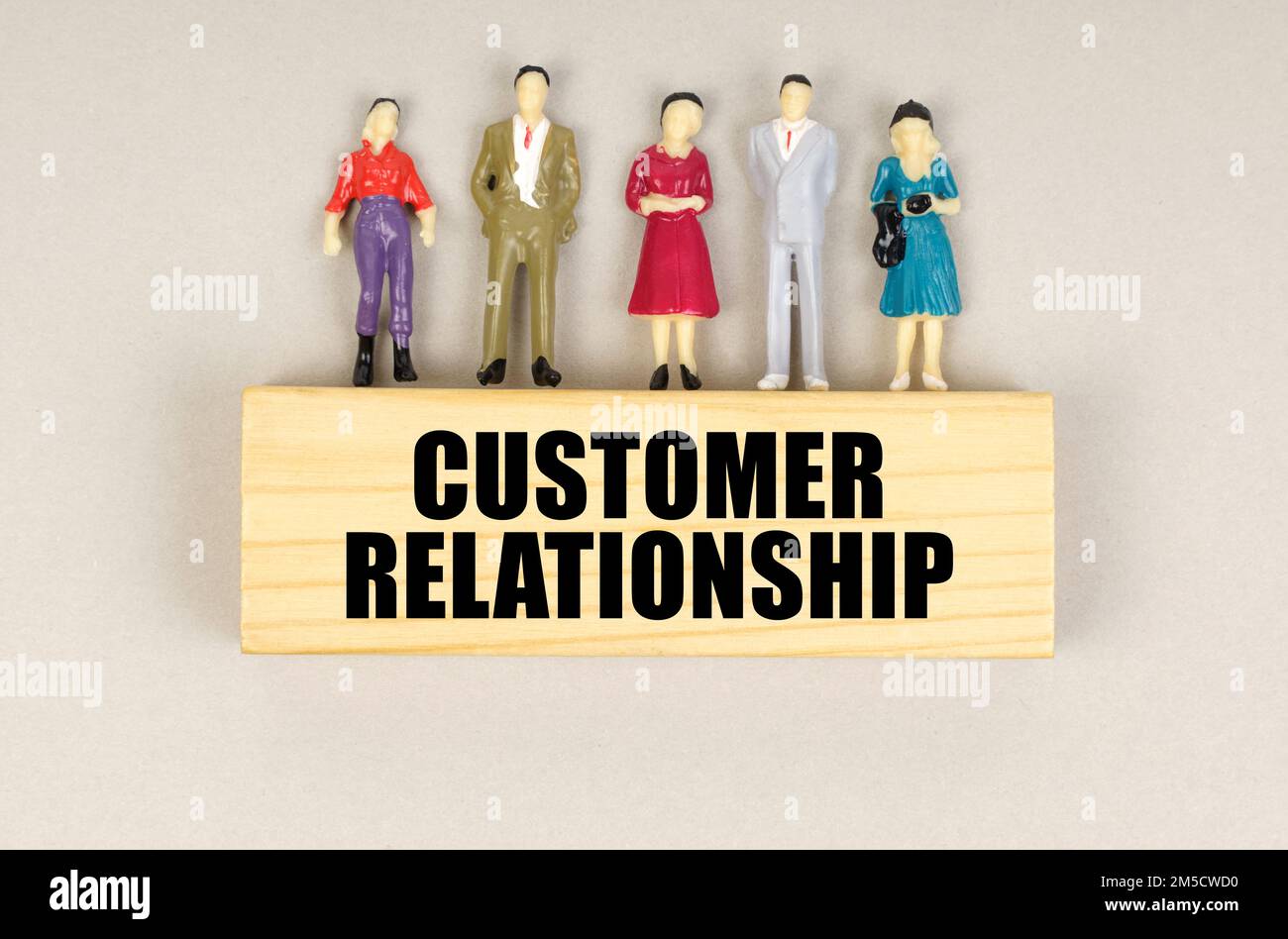 Business concept. On the block with the inscription - Customer ...