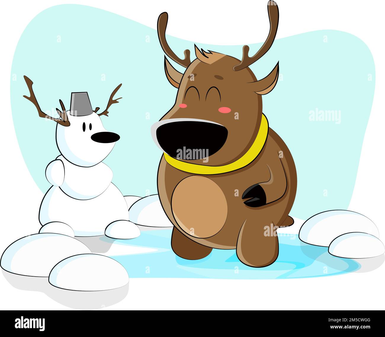 Cute fox bear deer Cut Out Stock Images & Pictures - Alamy