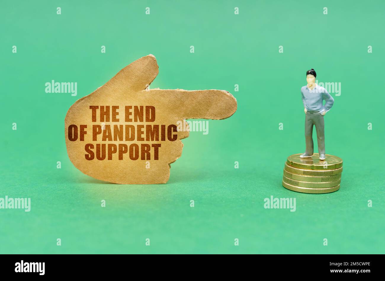 The end pointer hi-res stock photography and images - Alamy