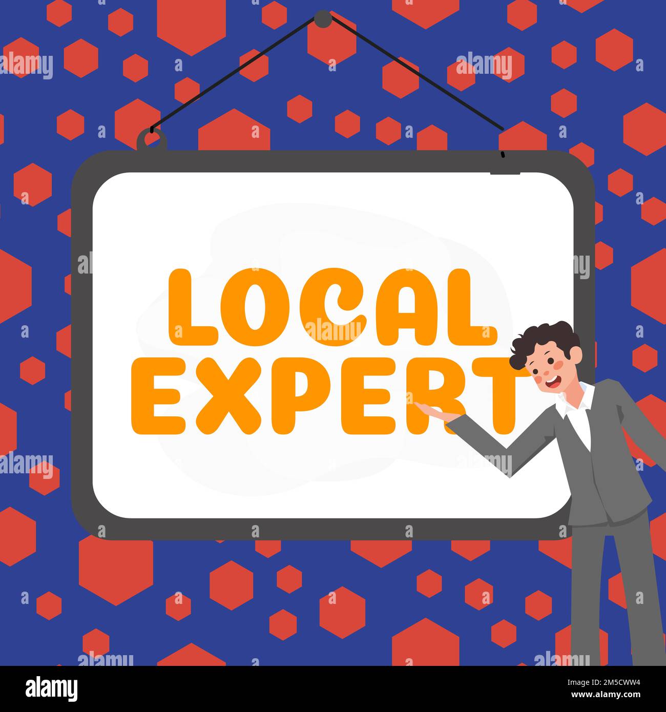 Hand writing sign Local Expert. Business idea offers expertise and ...