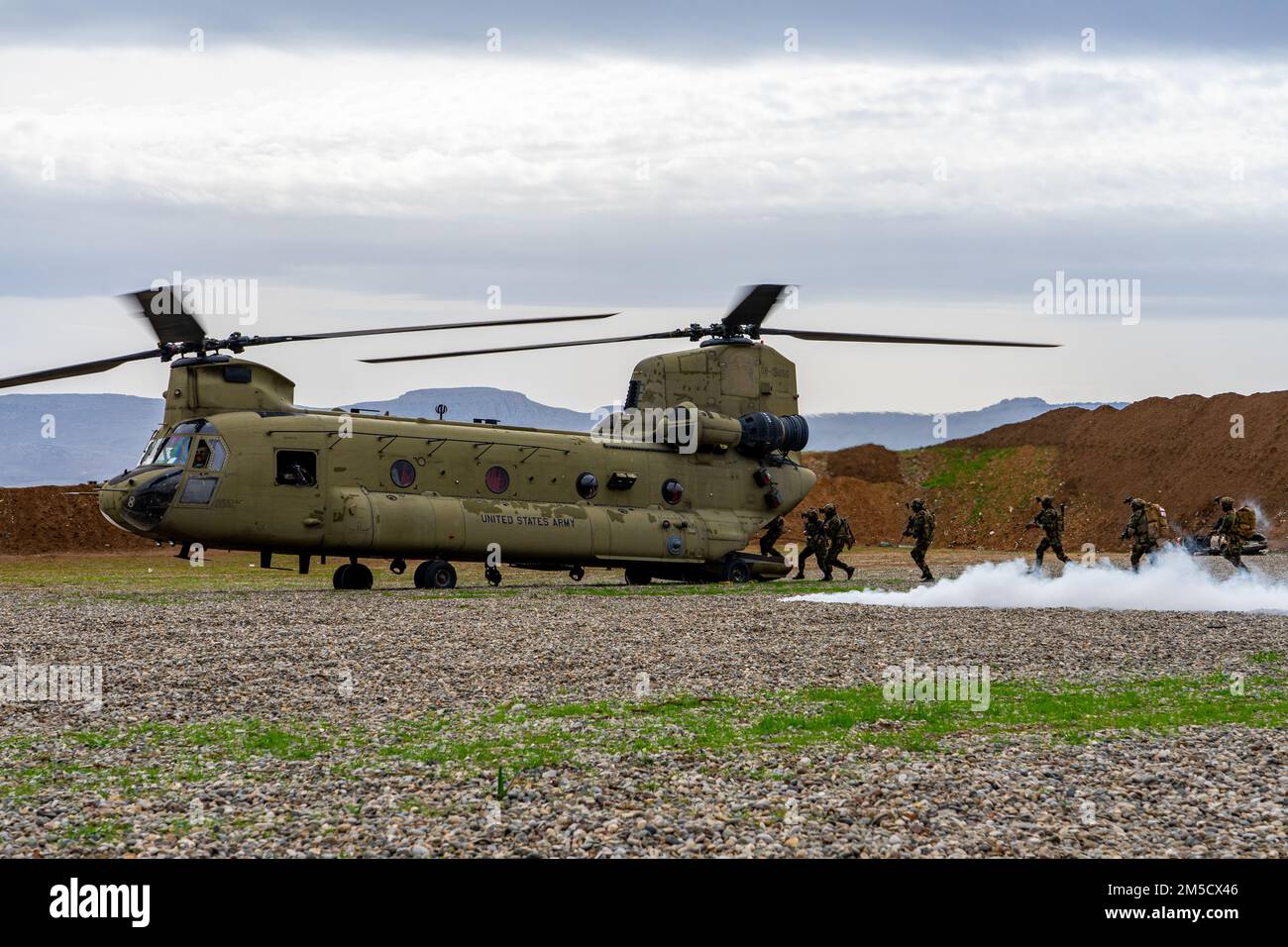 Sulaymaniyah Asayish SWAT members load an 11th Expeditionary Combat ...