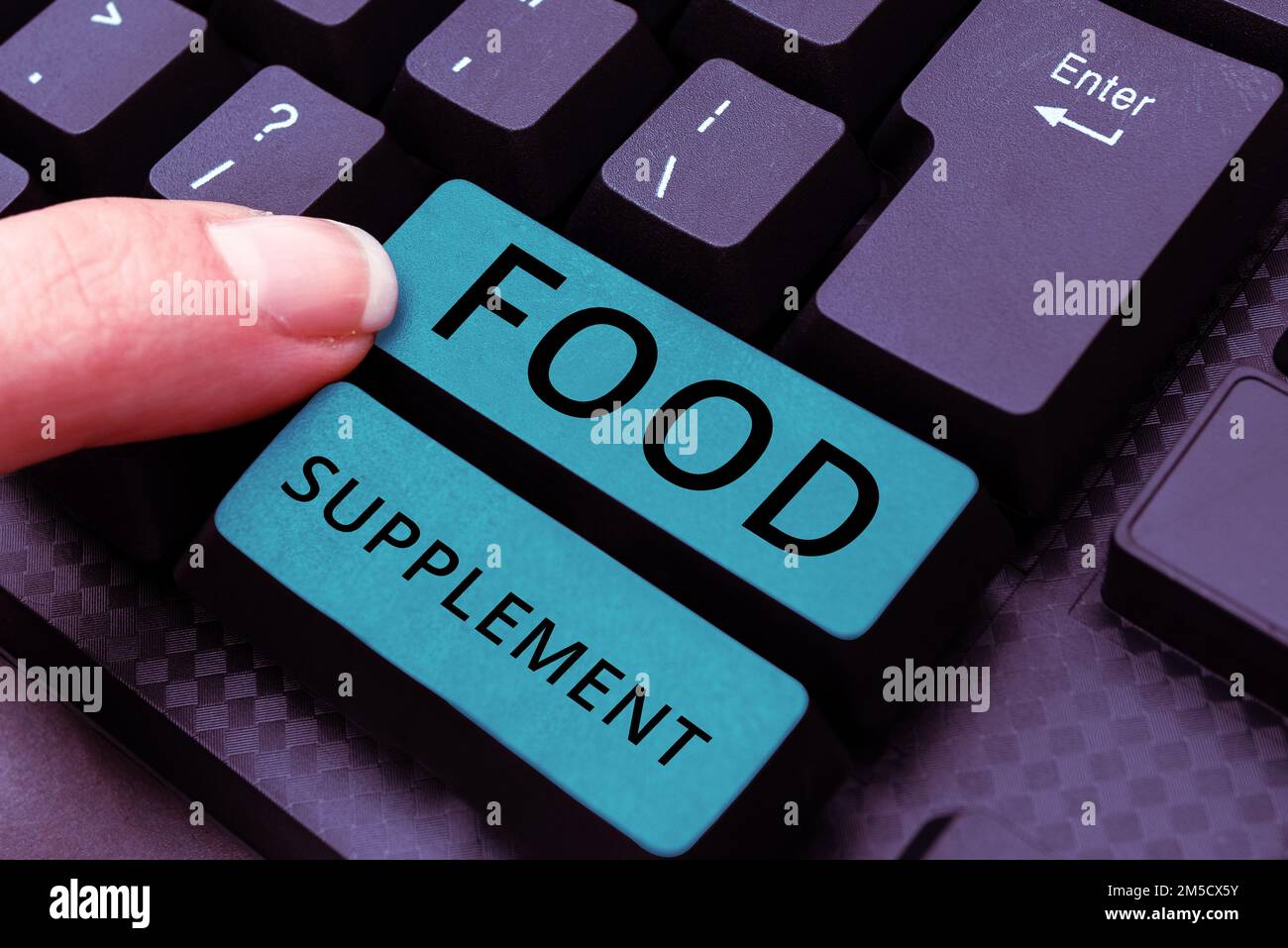 Handwriting text Food Supplement. Word for Conditions and practices ...