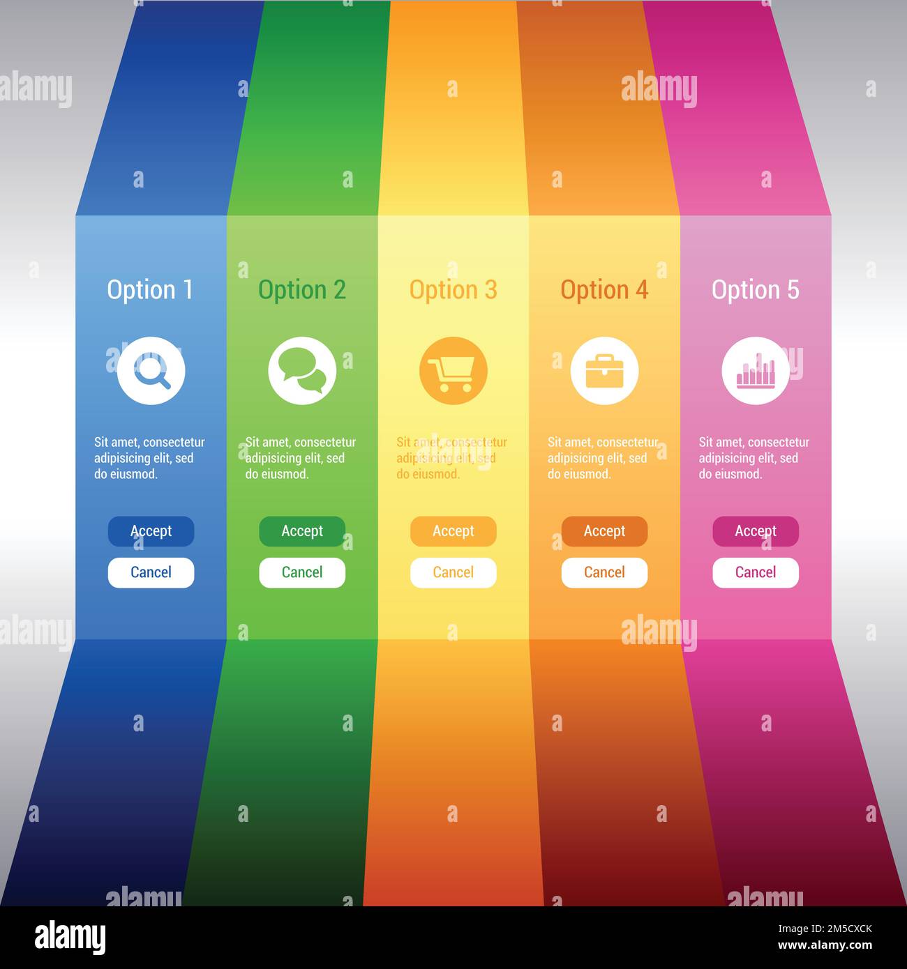 Option banners. Minimal infographics. Vector Stock Vector Image & Art ...