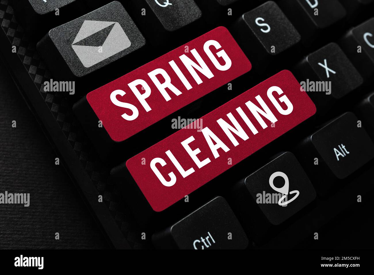 Text showing inspiration Spring Cleaning. Word for practice of ...