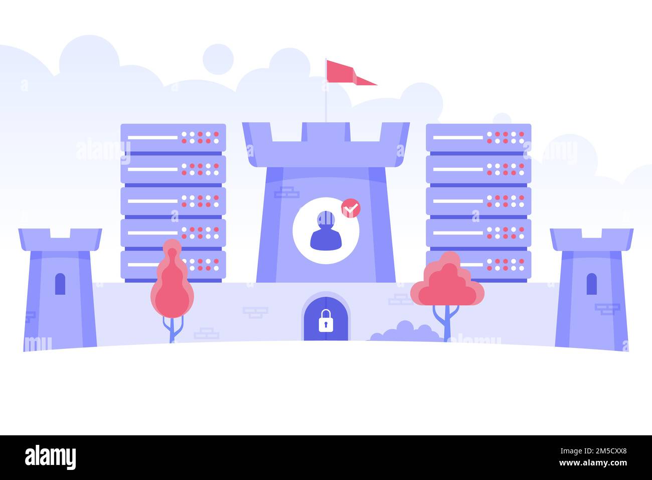 Online safe space Stock Vector Images - Alamy