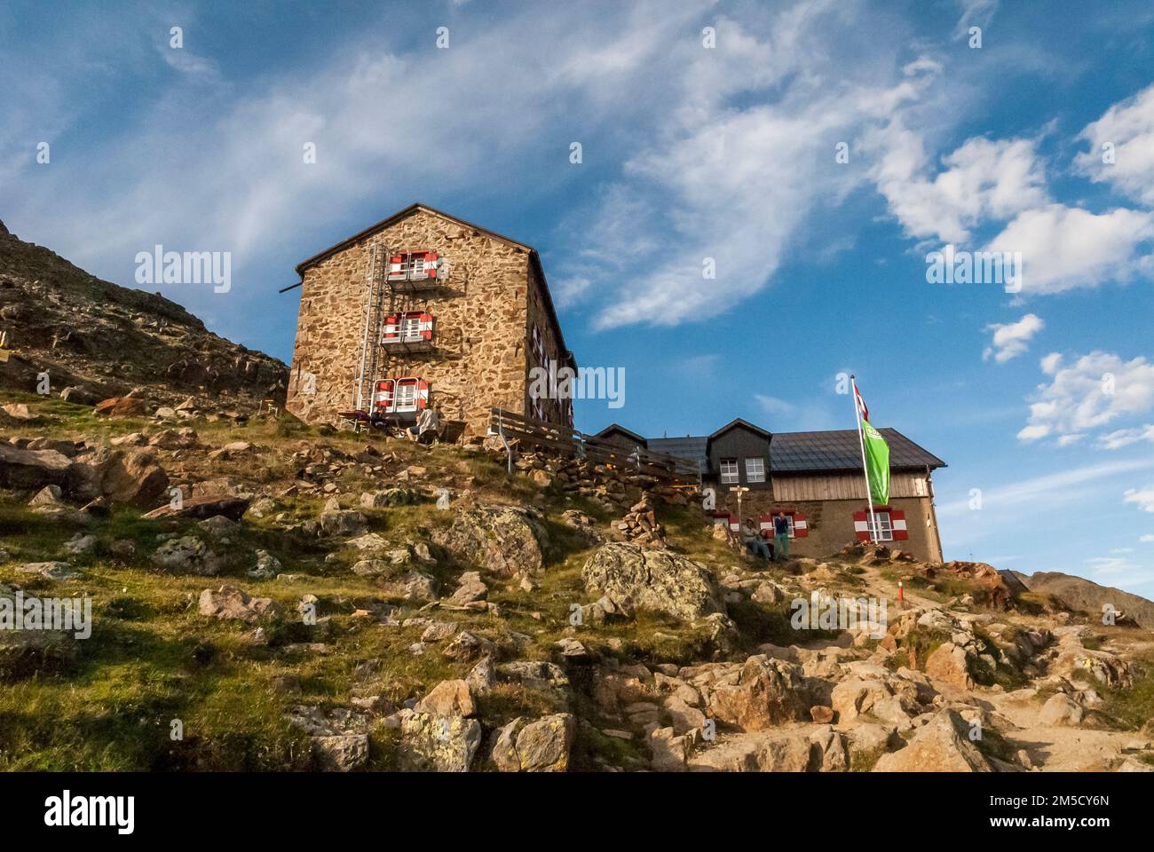 The image is of the German Alpine Club DAV Sektion Sitz-Stuttgart owned ...