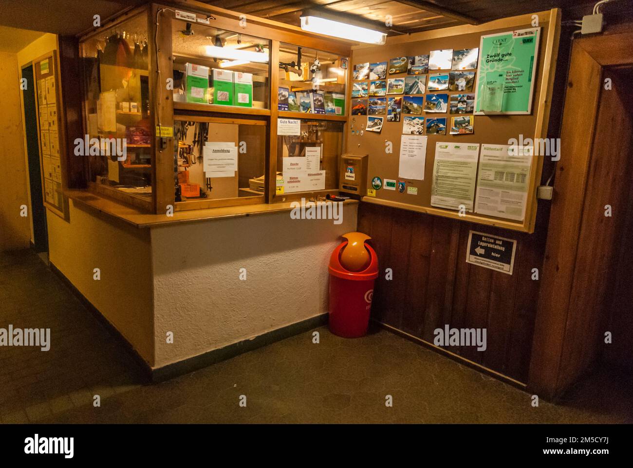 The image is of the German Alpine Club DAV Sektion Sitz-Stuttgart owned ...