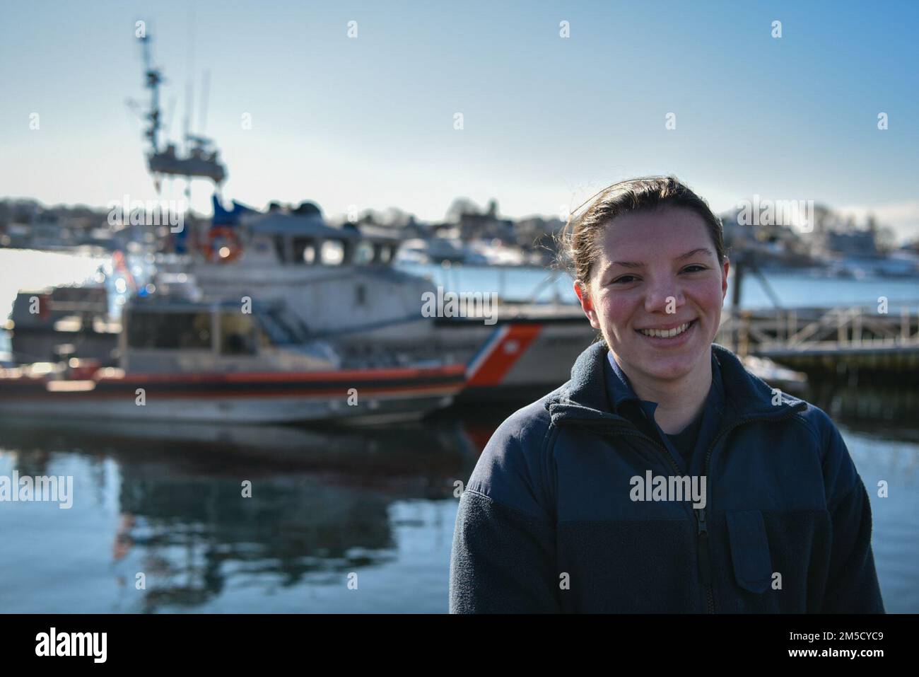 Seaman Apprentice Ray poses for a portrait for Women's History Month in ...