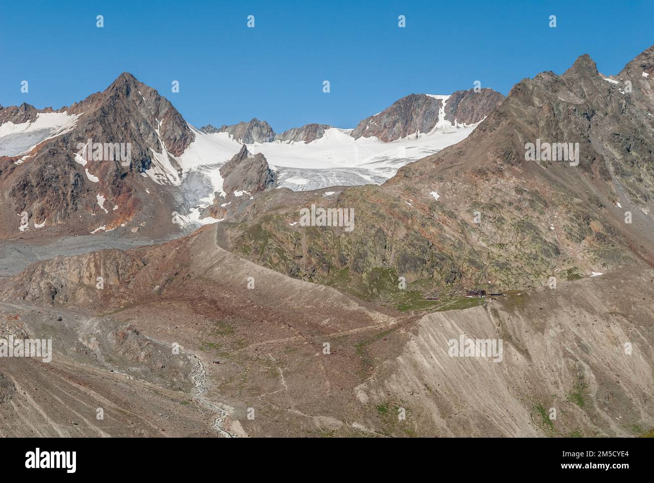General scenic looking towards the German Alpine Club DAV Sektion ...