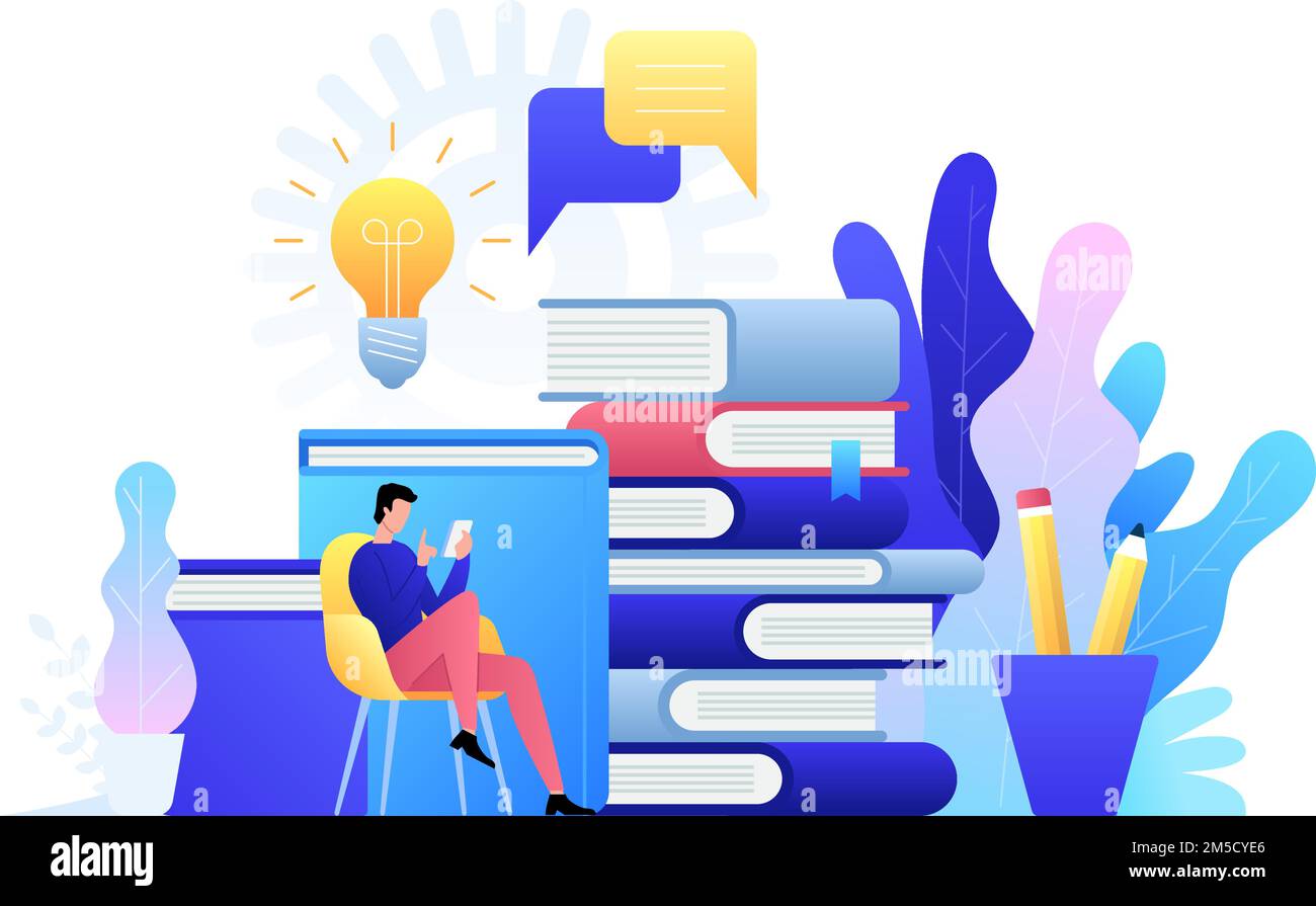 Education online concept technology. E-books, internet courses and ...