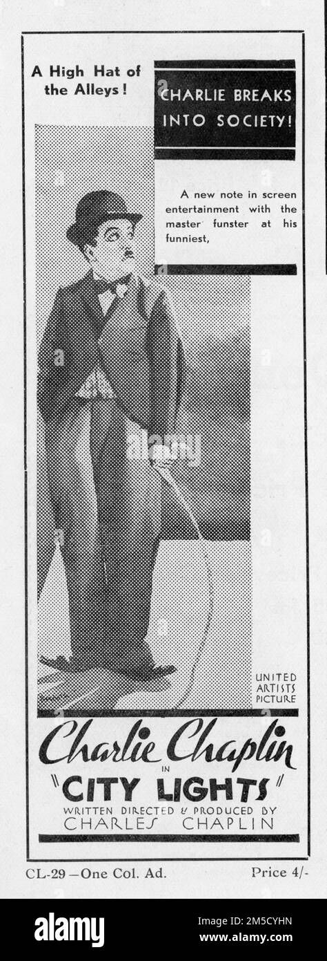 1930s charlie chaplin as the tramp Black and White Stock Photos ...