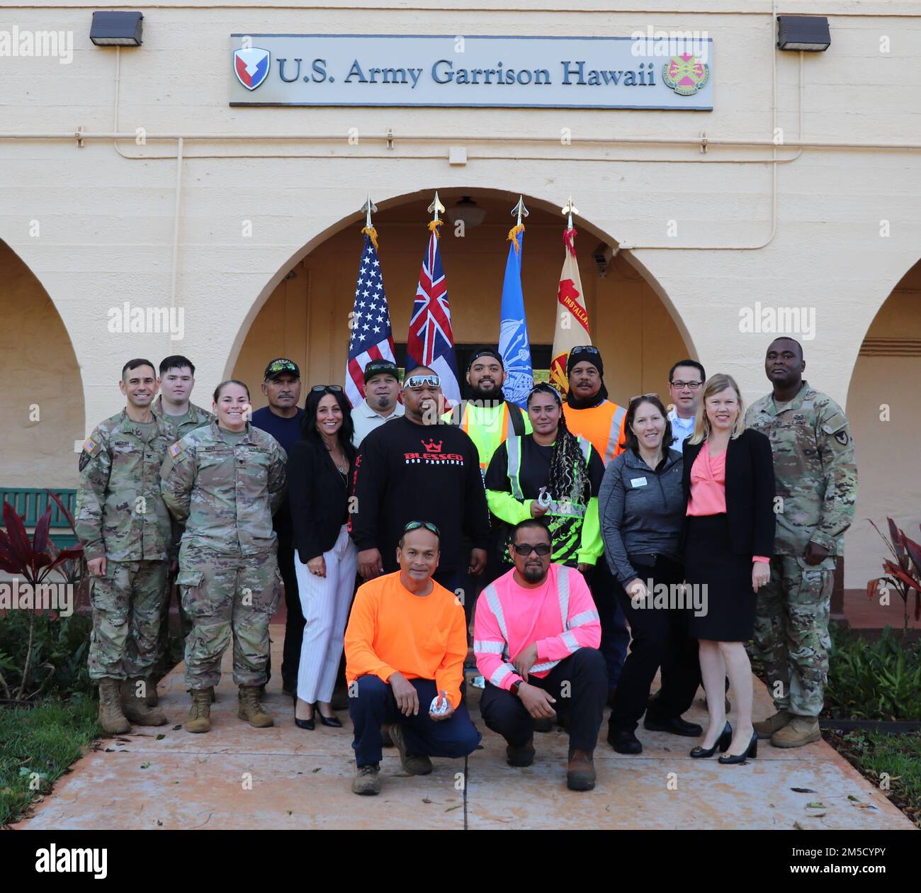 Garrison Commander Col. Dan Misigoy and Command Sgt. Maj. Mike Oliver ...