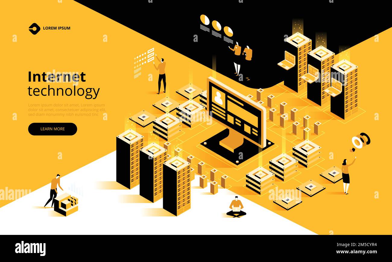 Internet technology. Smart industry. Blockchain, internet of things and lifestyle. People using ...