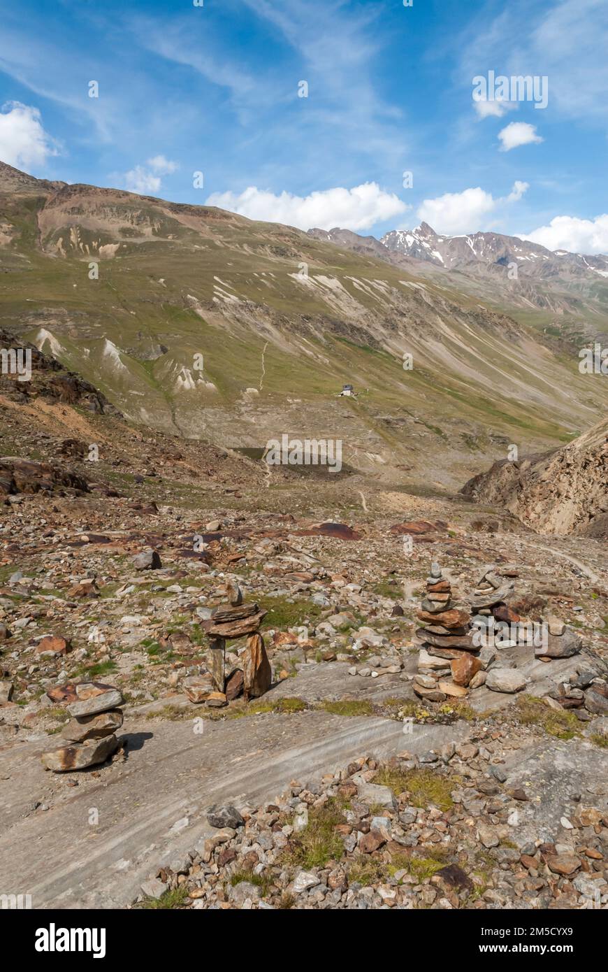 General scenic looking in the direction of the German Alpine Club DAV ...