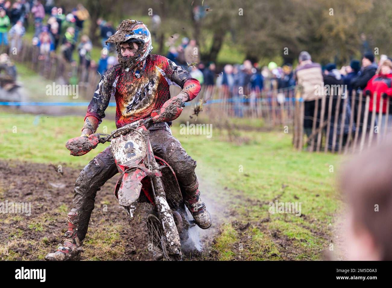 Competitors at the Wild and Wooly motocross scramble relishing in the ...