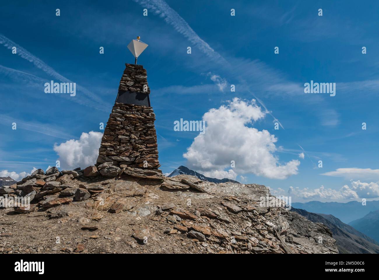 The image is of the memorial to Oetzi The Ice-Man who was found frozen ...