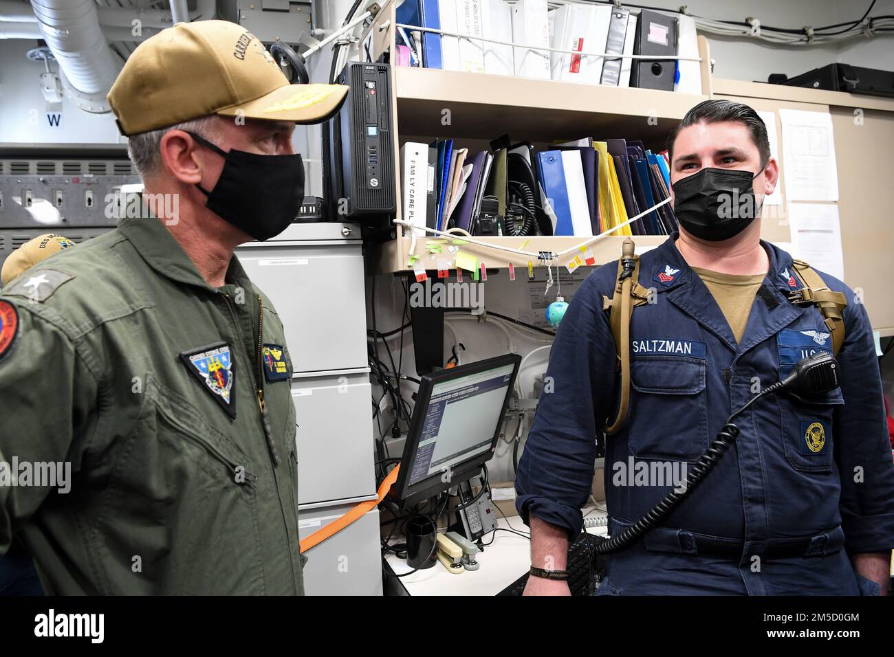 220303-N-TT059-2053 GUAM (Mar. 3, 2022) Rear Adm. J.T. Anderson, commander, Carrier Strike Group ...