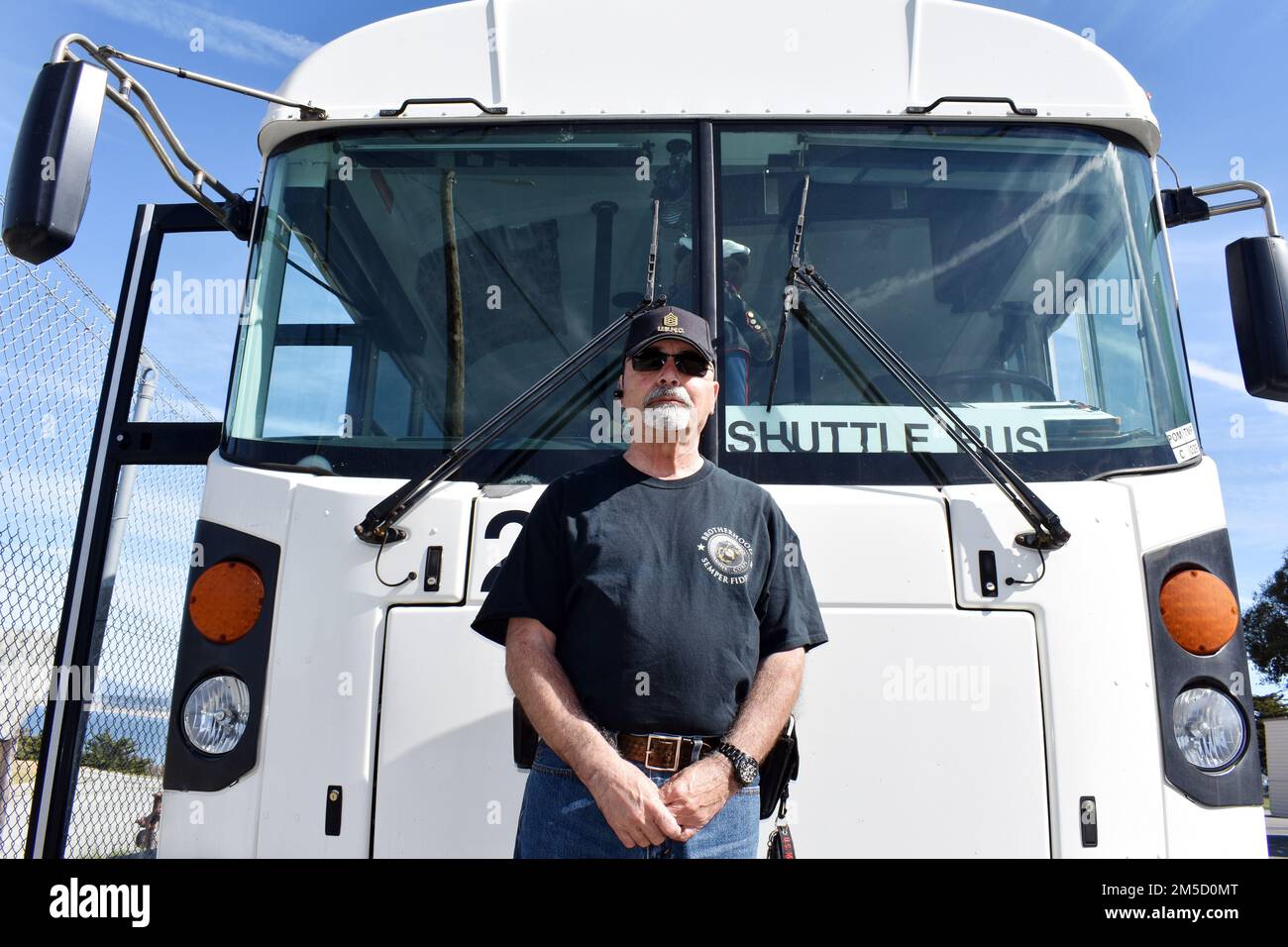 Retired Marine Corps Gunnery Sgt. Robert “Gunny” Enriquez, a bus driver ...