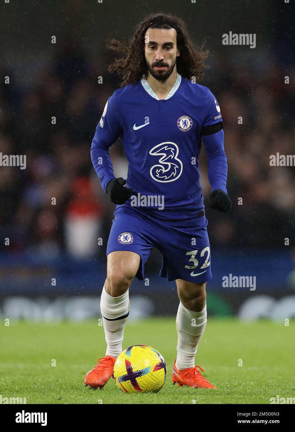 London, England, 27th December 2022. Marc Cucurella of Chelsea during ...