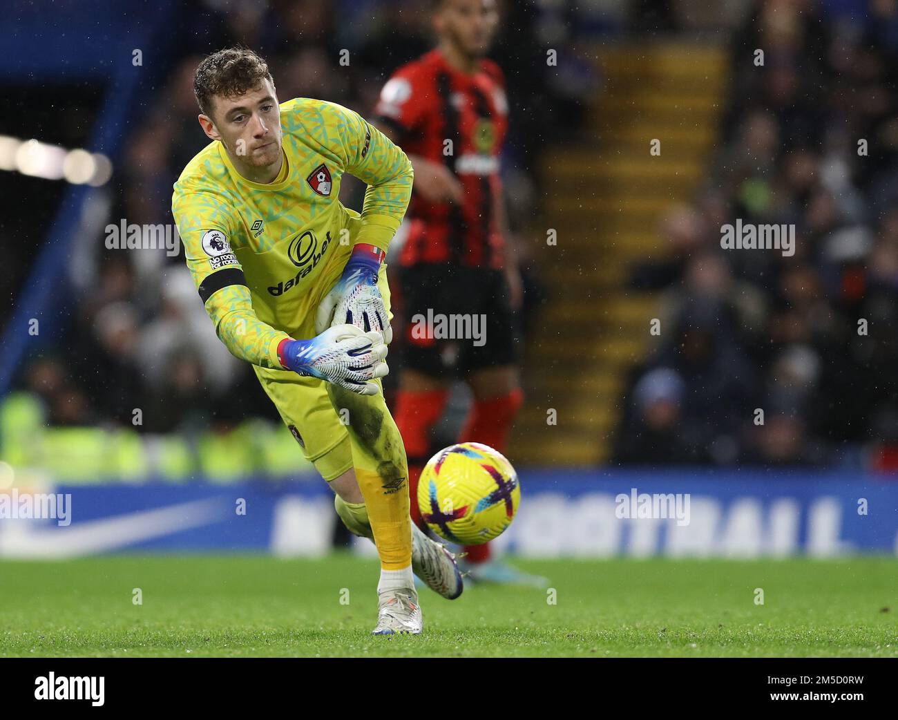 London, England, 27th December 2022. Mark Travers of Bournemouth during ...