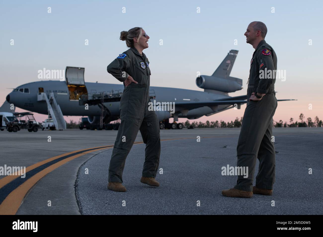 U.S. Air Force 1st Lt. Macy Miller, 6th Air Refueling Squadron KC-10 ...