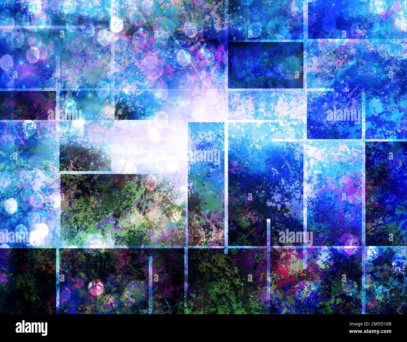 Modern Art Abstract. 3D rendering Stock Photo - Alamy