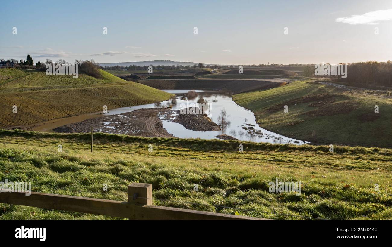 The changing face of Arclid Sand Quarry (near Sandbach) as at Christmas ...