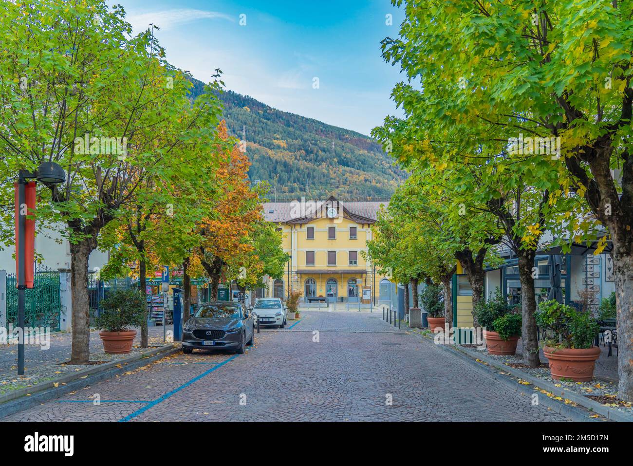Tirano railway station italy hi-res stock photography and images - Alamy