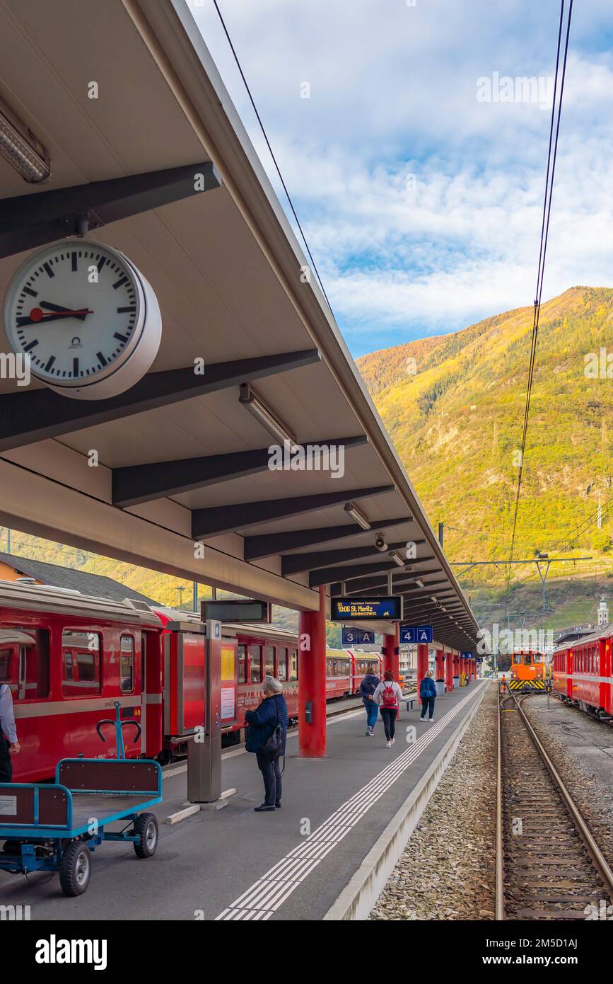 Tirano railway station italy hi-res stock photography and images - Alamy