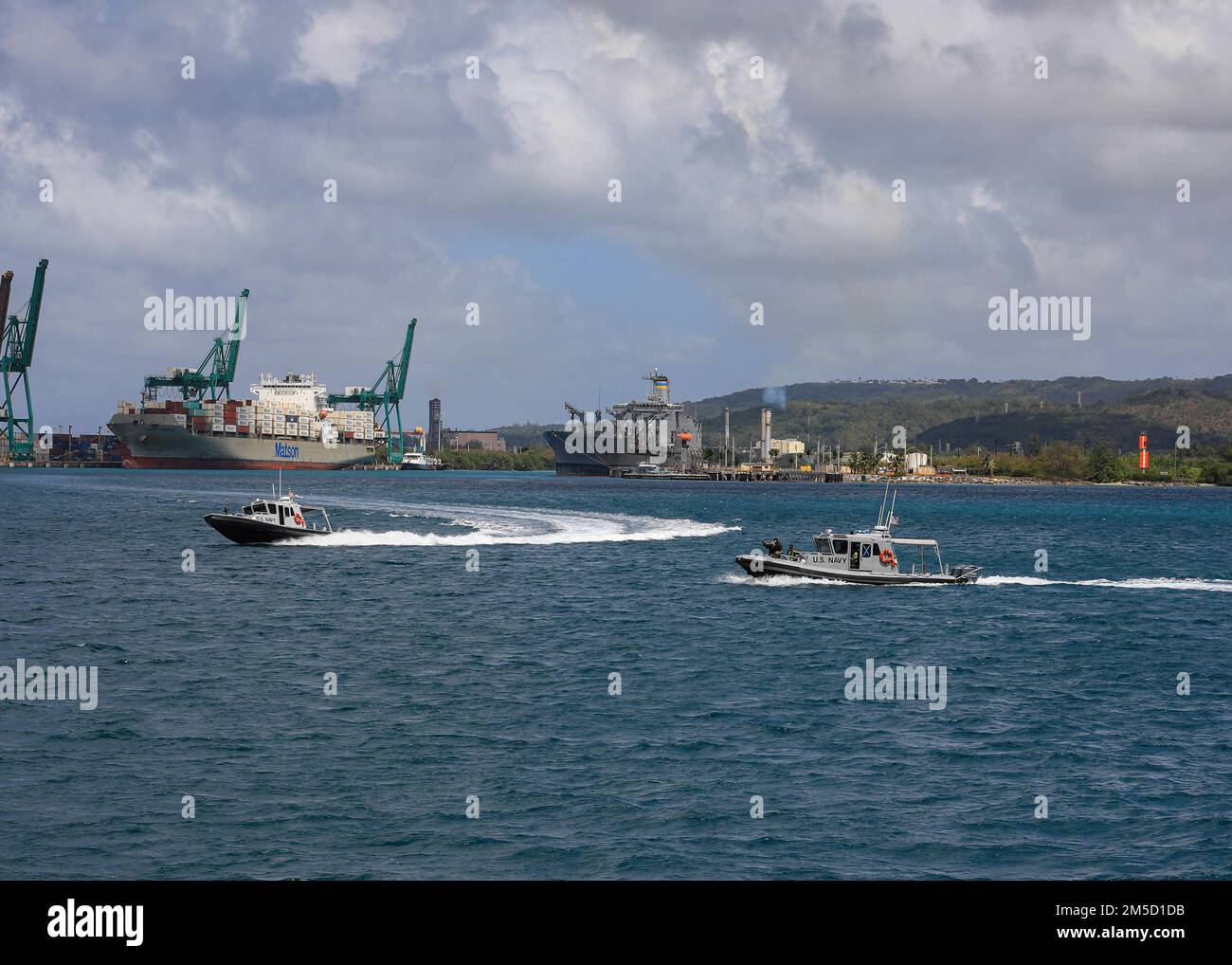 NAVAL BASE GUAM (March 3, 2022) - Personnel from U.S. Naval Base Guam's ...
