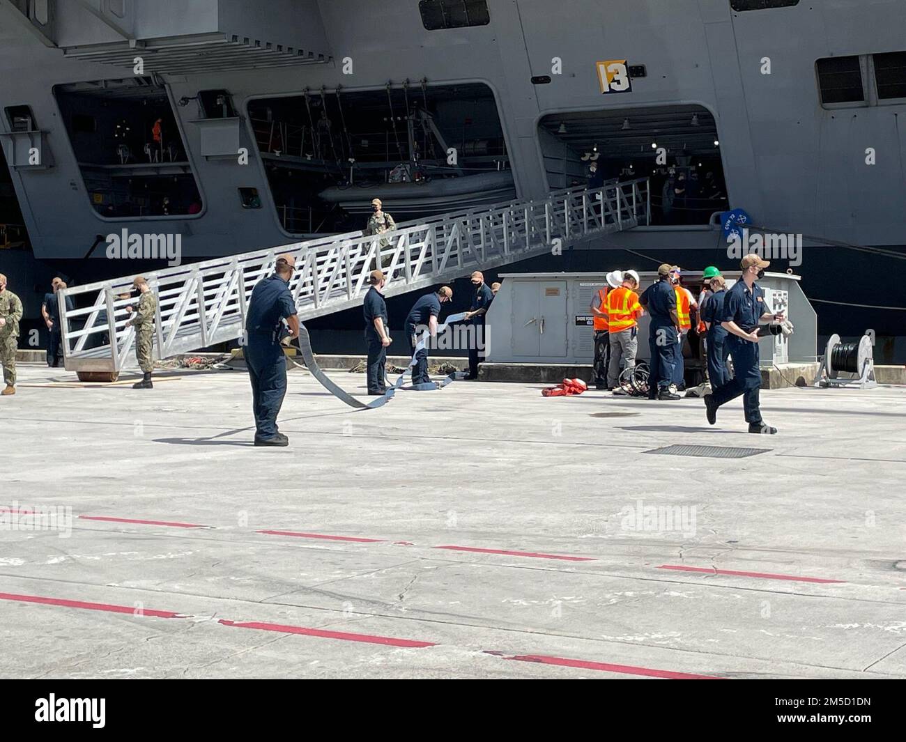 NAVAL BASE GUAM (March 2, 2022) - Nimitz-class aircraft carrier USS Abraham Lincoln (CVN 72 ...