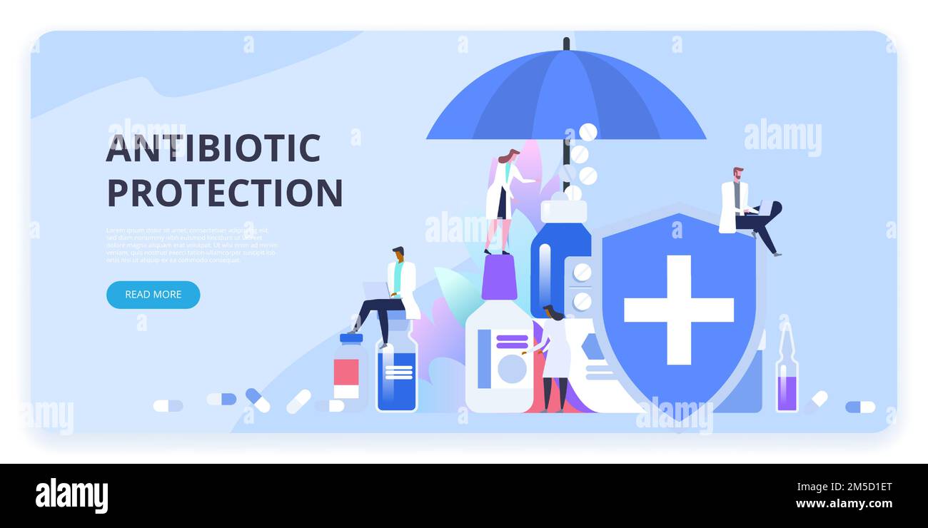 Antibiotic protection. Vaccination. Preventive medication dose to ...