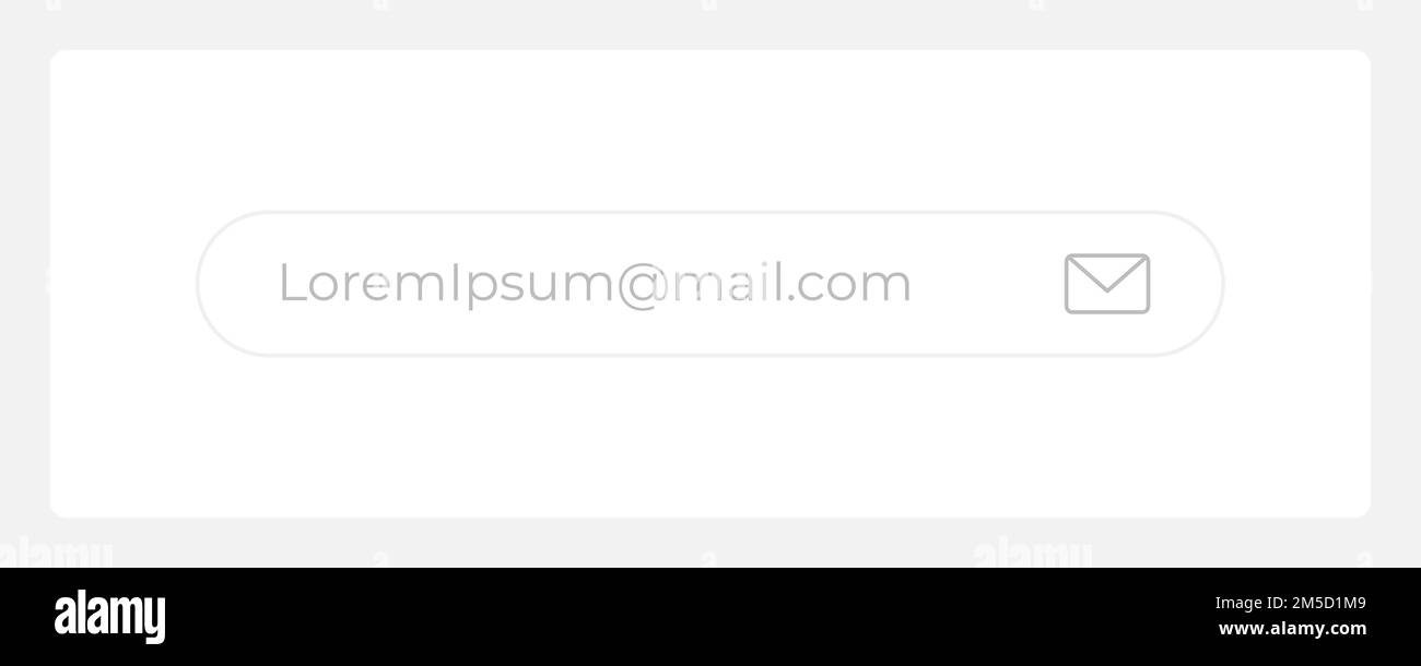 Login form ui design Black and White Stock Photos & Images - Alamy