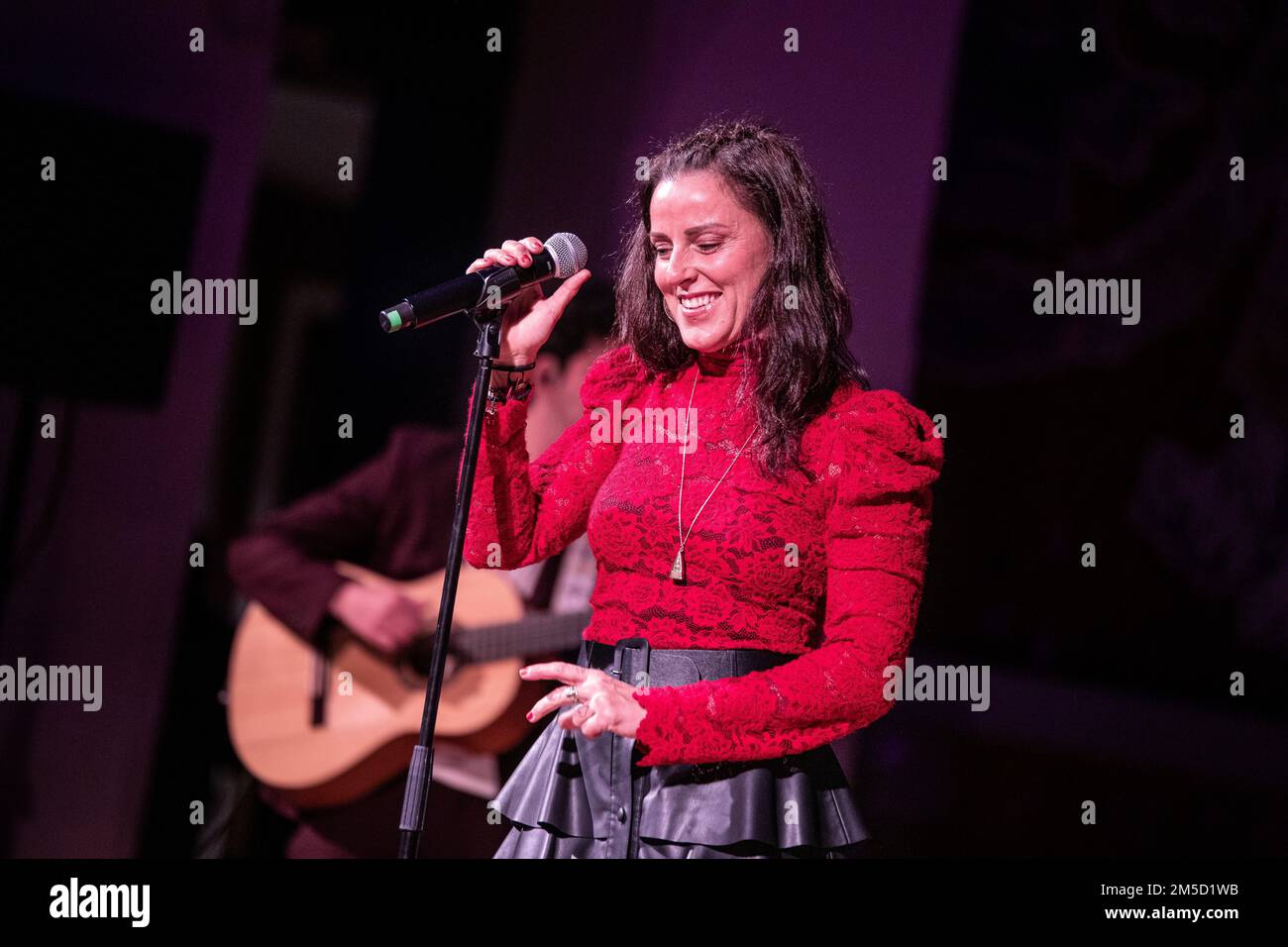 Barcelona, Spain. 2022.12.27. La Mari (de Chambao) singer perform on ...