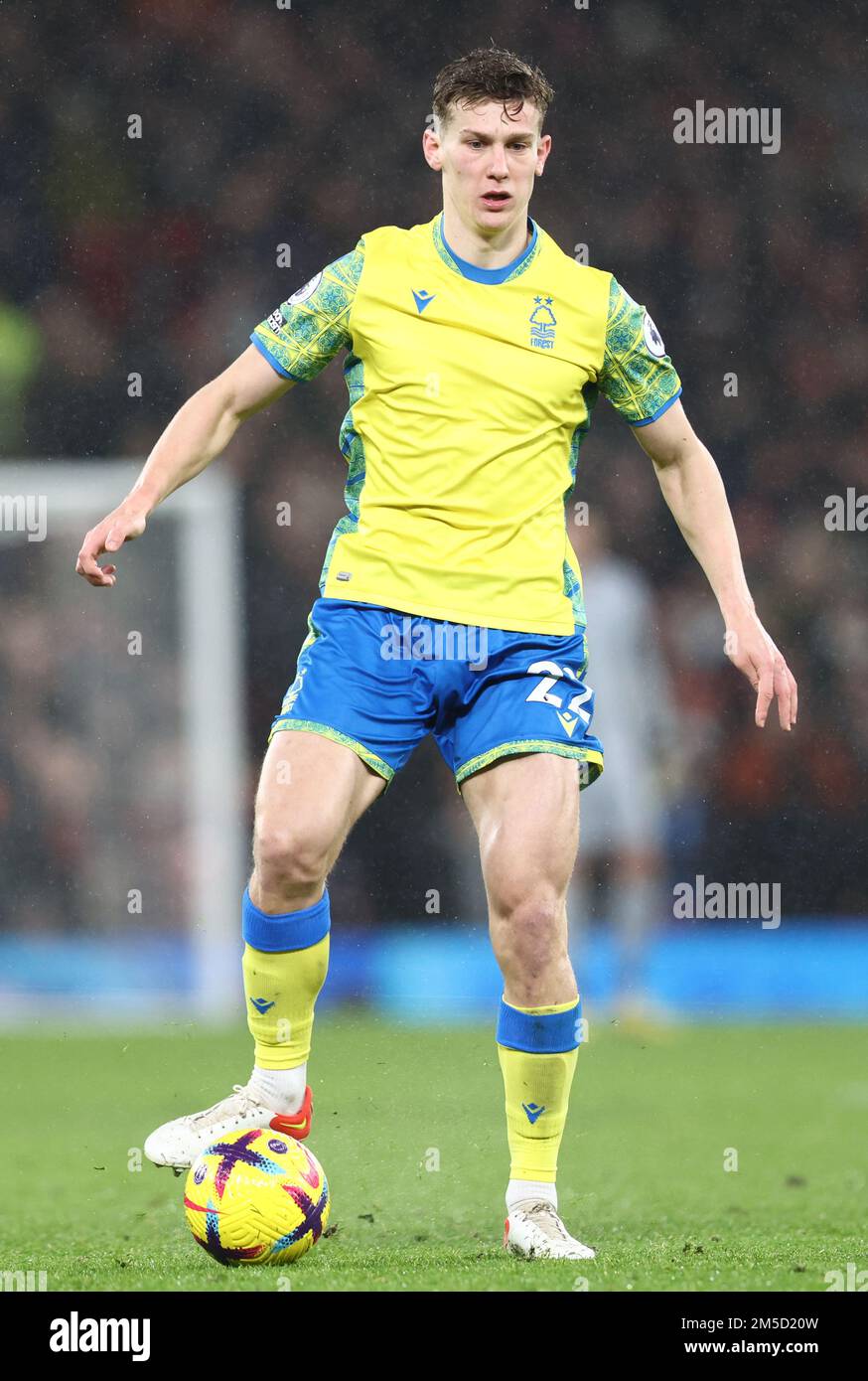 Manchester, England, 27th December 2022. Ryan Yates of Nottingham ...