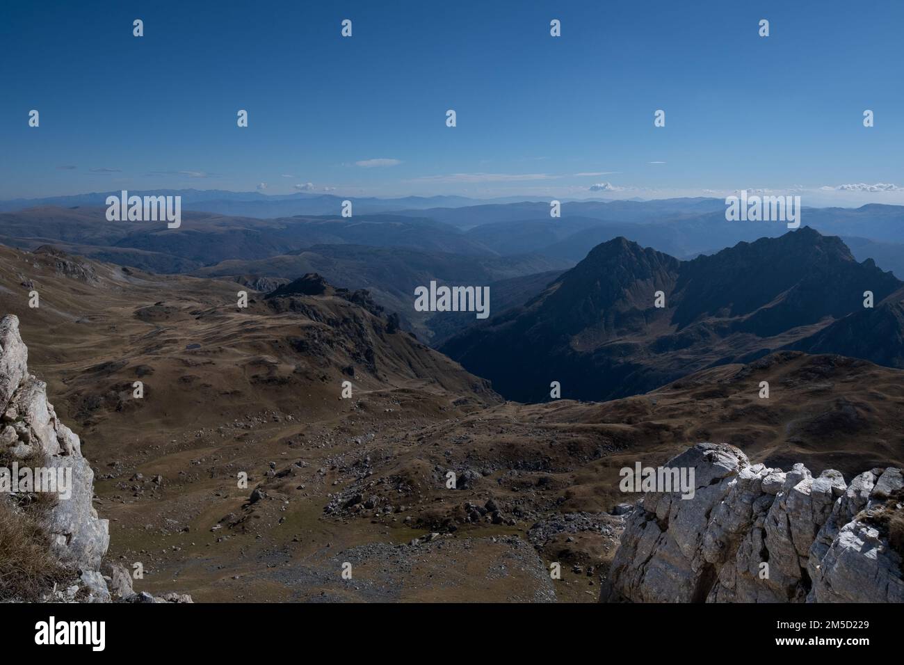 Hiking Mt Korabi in Dibër, northern Albania Stock Photo - Alamy