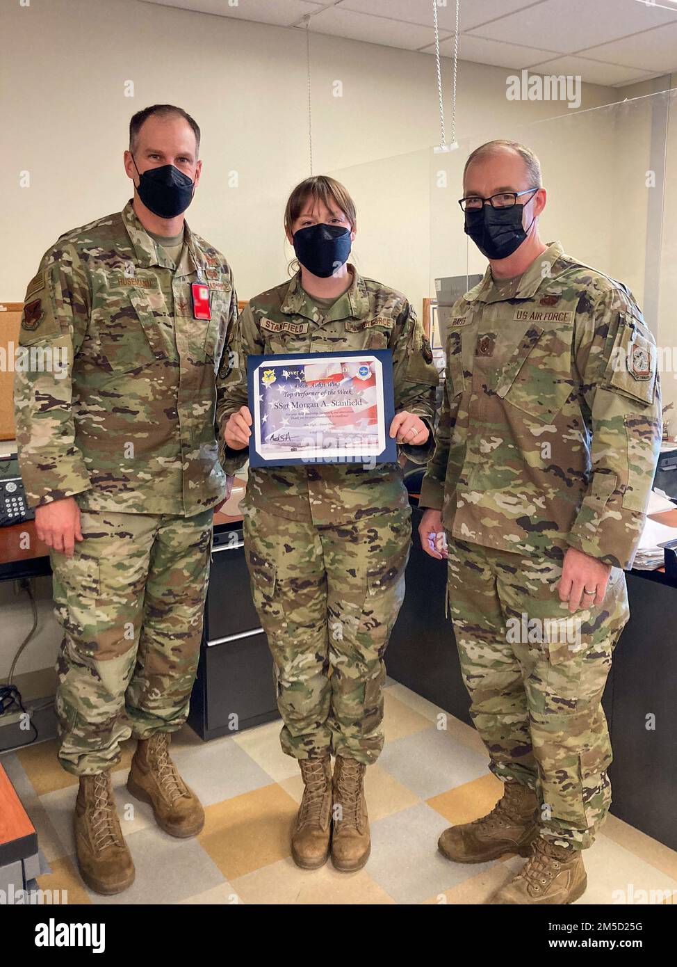 Col. Matt Husemann, left, 436th Airlift Wing commander, and Chief ...