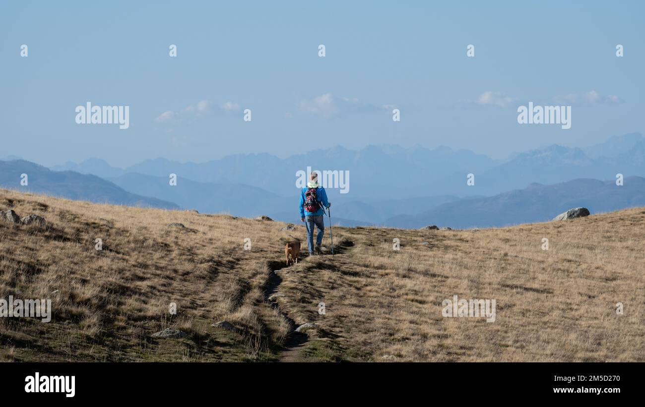 Hiking Mt Korabi in Dibër, northern Albania Stock Photo - Alamy