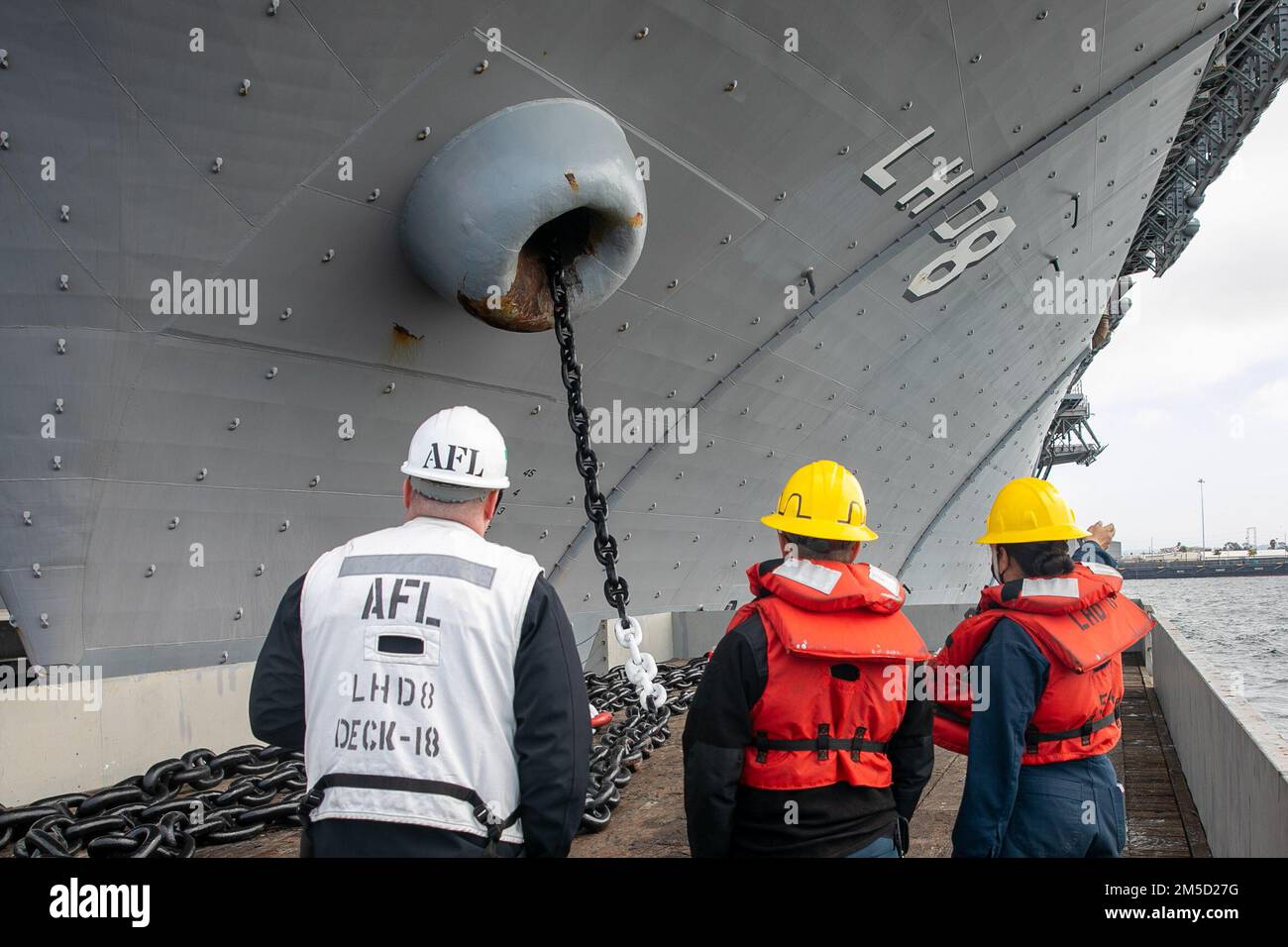 220303-N-NY430-1021 SAN DIEGO (March 3, 2022) – Sailors monitor the ...
