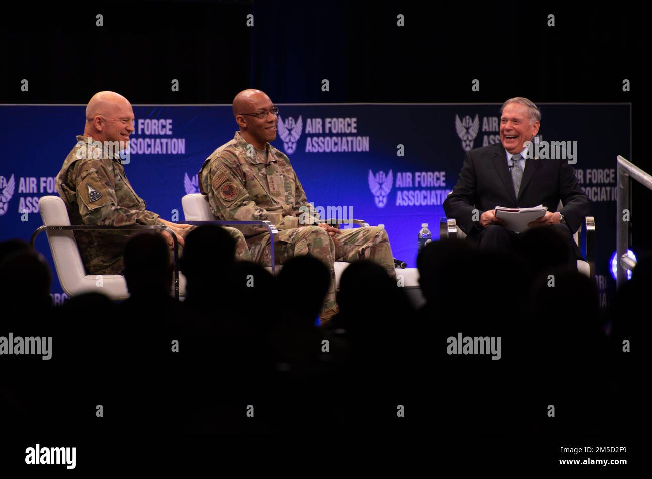 Chief of Space Operations Gen. John W. “Jay” Raymond, left, and Chief ...