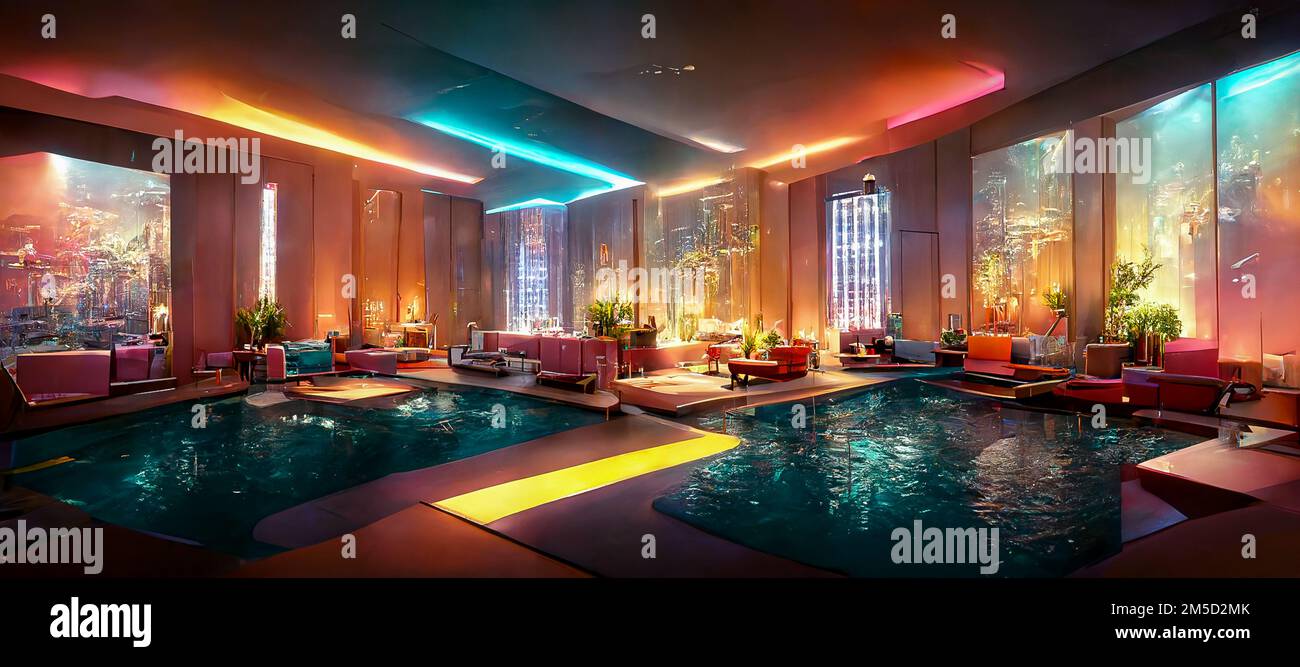 Cyberpunk furniture hi-res stock photography and images - Alamy