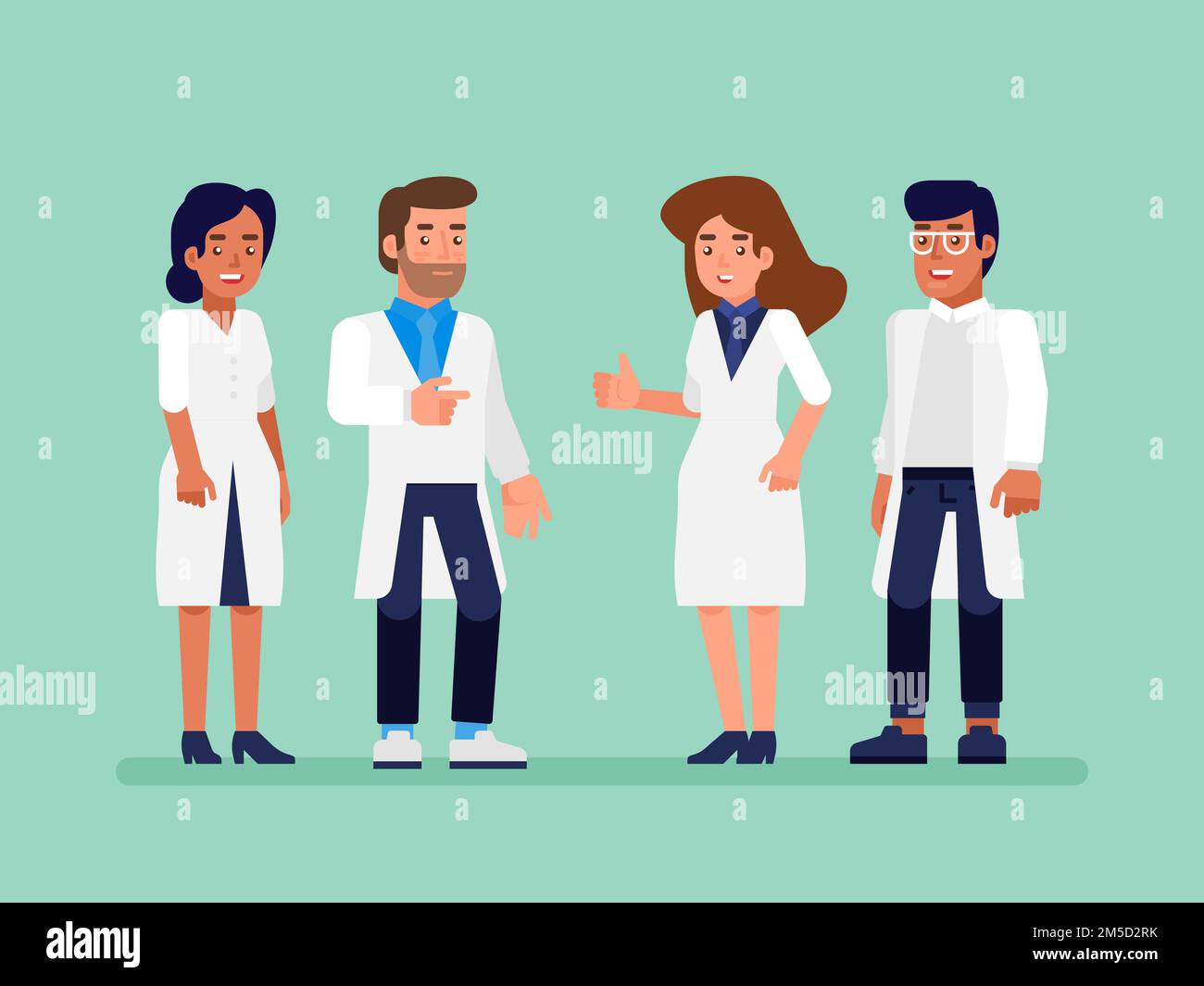 Medical meeting group Stock Vector Images - Alamy