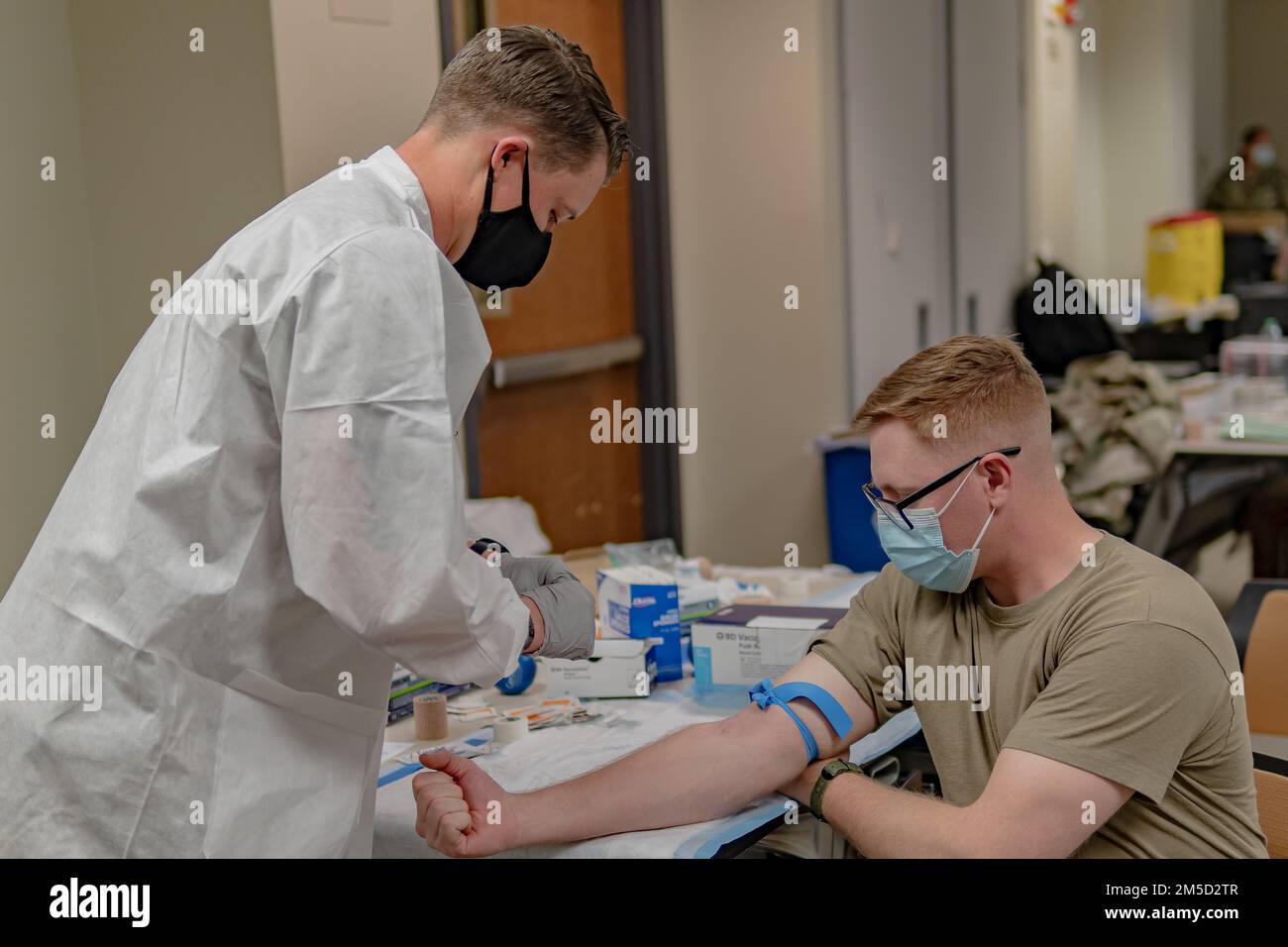 Staff Sgt. Jordan Dean, a treatment squad leader assigned to 4th ...