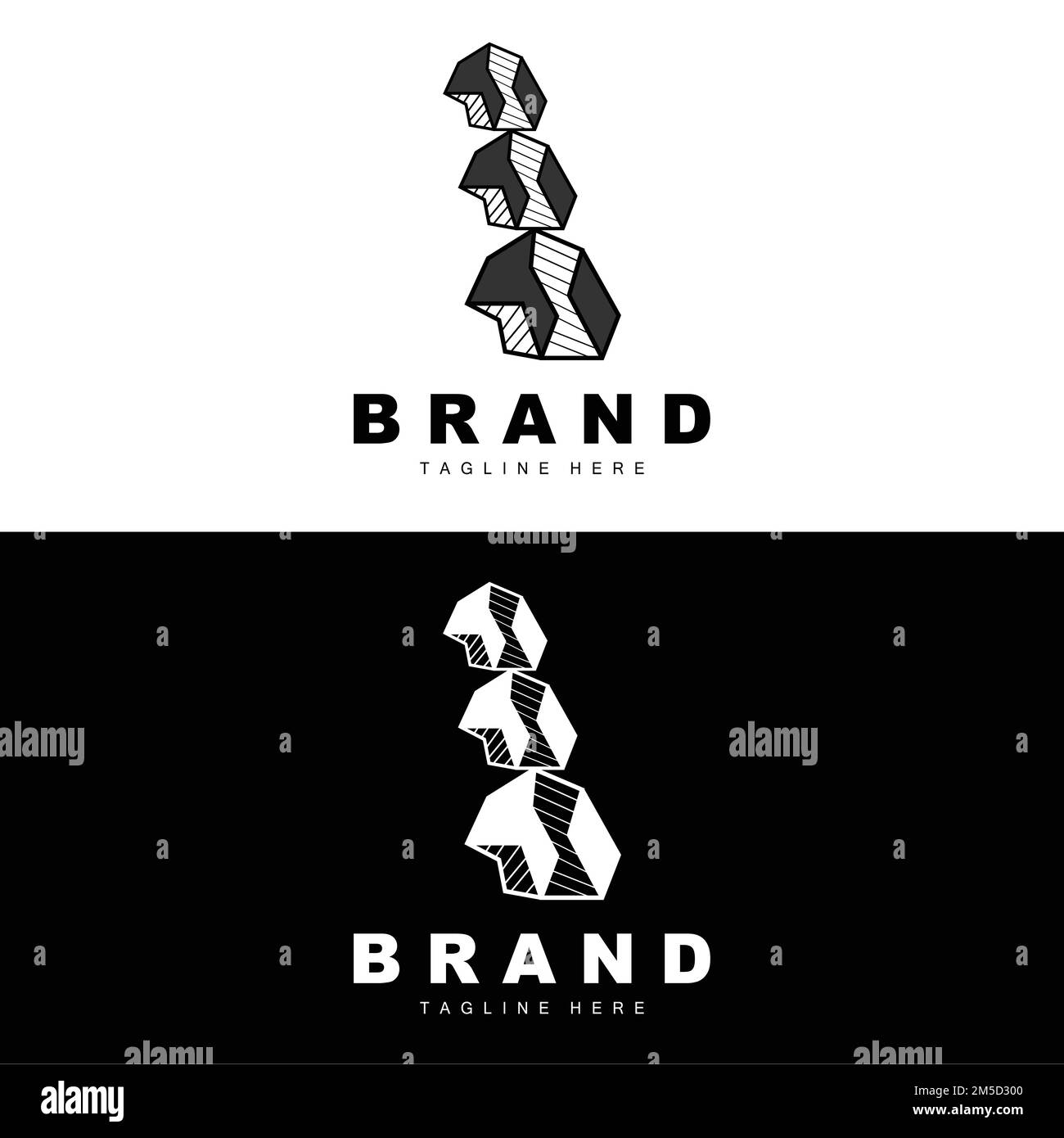 Stone Logo, Gem Line Stone Design, Diamond, Crystal, Simple Elegant ...