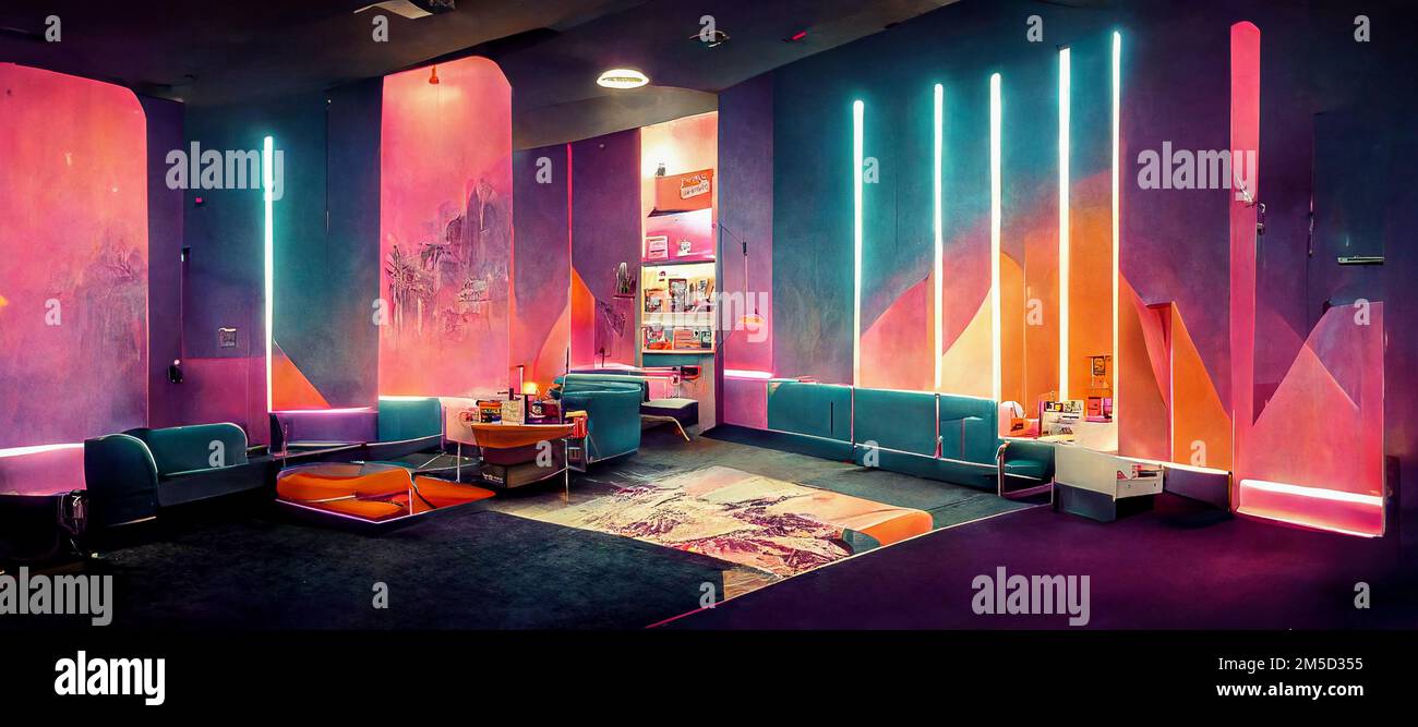 Cyberpunk furniture hi-res stock photography and images - Alamy